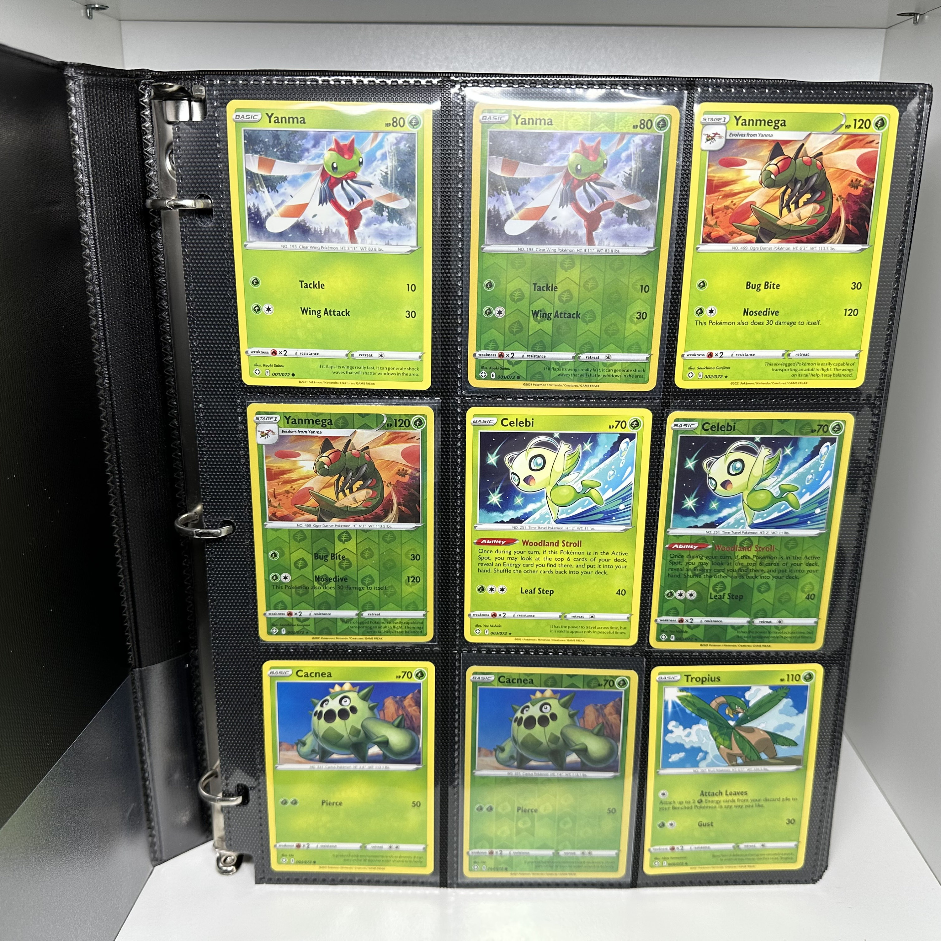 Pokémon Base Set Binders W/exact Number of Pages for Sets, Laminated Cover, Spine and 9-pocket ...