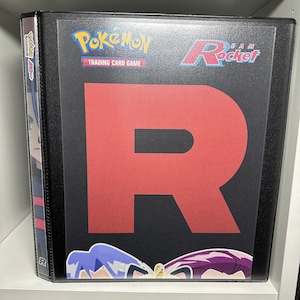 Pokémon Base Set Binders W/exact Number of Pages for Sets, Laminated Cover, Spine and 9-pocket ...