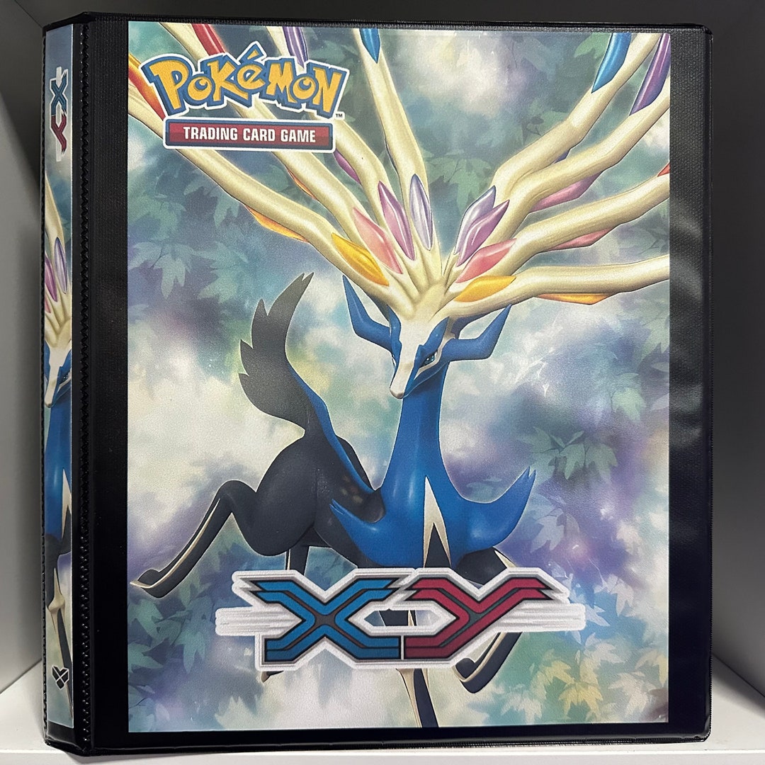 XY Base Set Pokémon Binder W/exact Number of Pages for Sets, Laminated Cover, Spine and 9-pocket ...