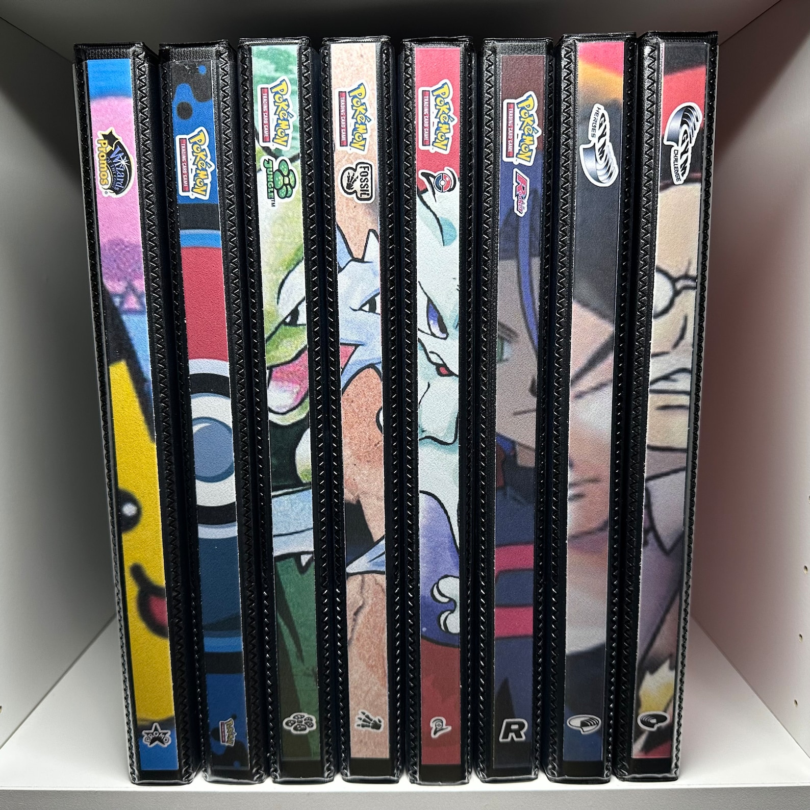 Pokémon Base Set Binders W/exact Number of Pages for Sets - Etsy