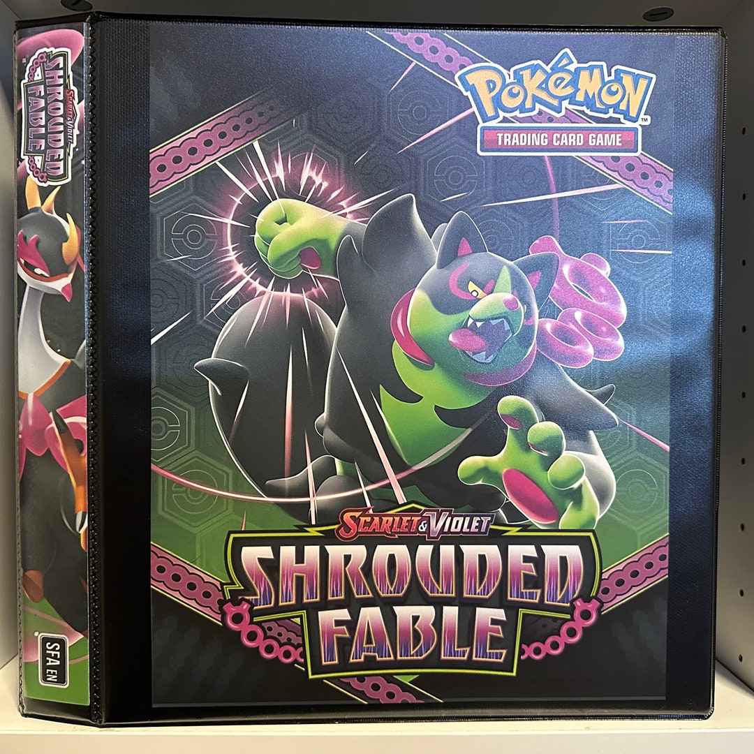 Shrouded Fable Pokémon Binder W/exact Pages, Laminated Cover/spine ...