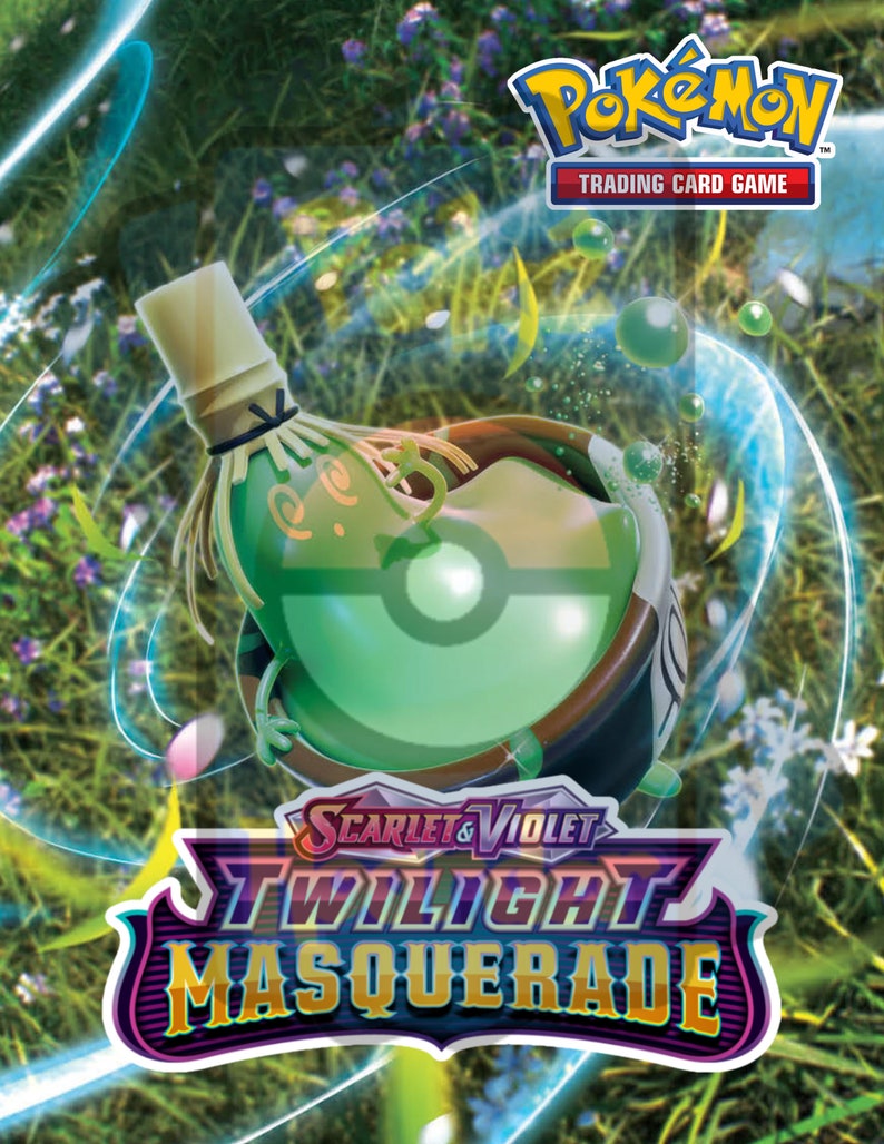 Twilight Masquerade Pokémon Binder W/exact Pages, Laminated Cover/spine ...