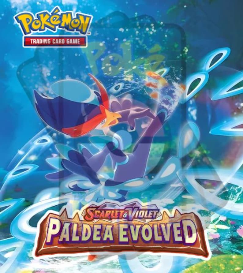 Paldea Evolved Pokémon Binder W/exact Pages, Laminated Cover/spine ...