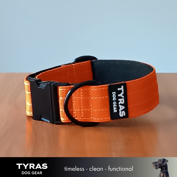Orange Tactical Dog Collar - Etsy
