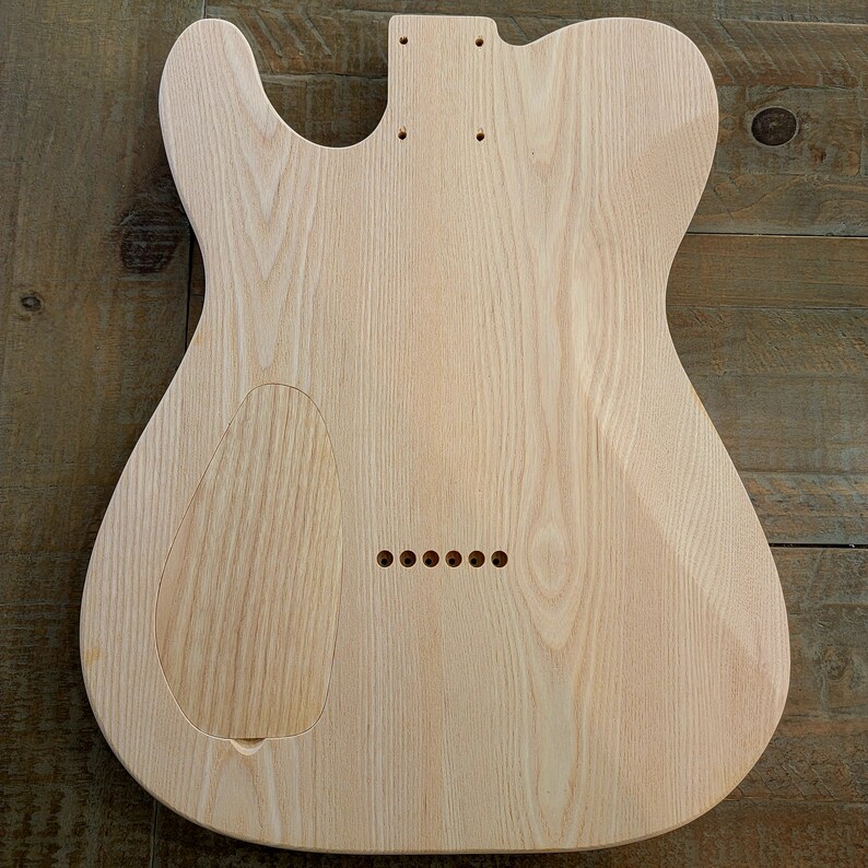 Telecaster-style, Carved Top, Walnut on Ash - Etsy