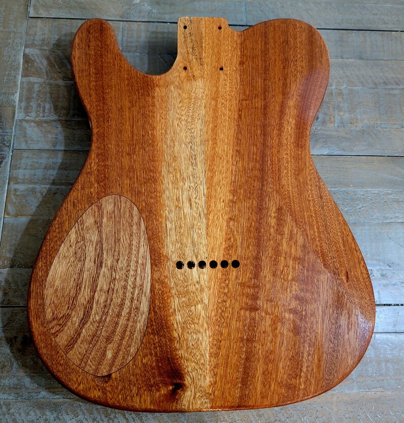 Telecaster-style Guitar Body, Chambered, African Mahogany - Etsy