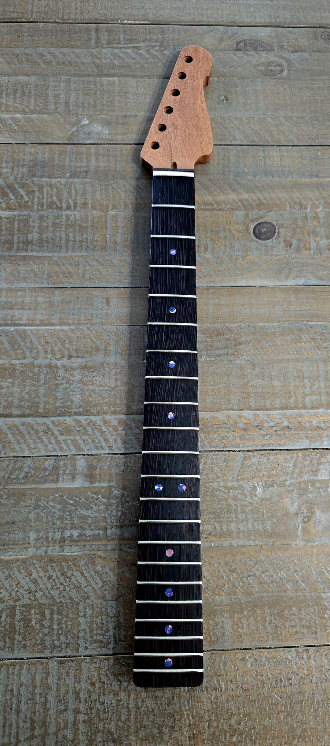 Telecaster-style Guitar Neck, Wenge on Sapele - Etsy