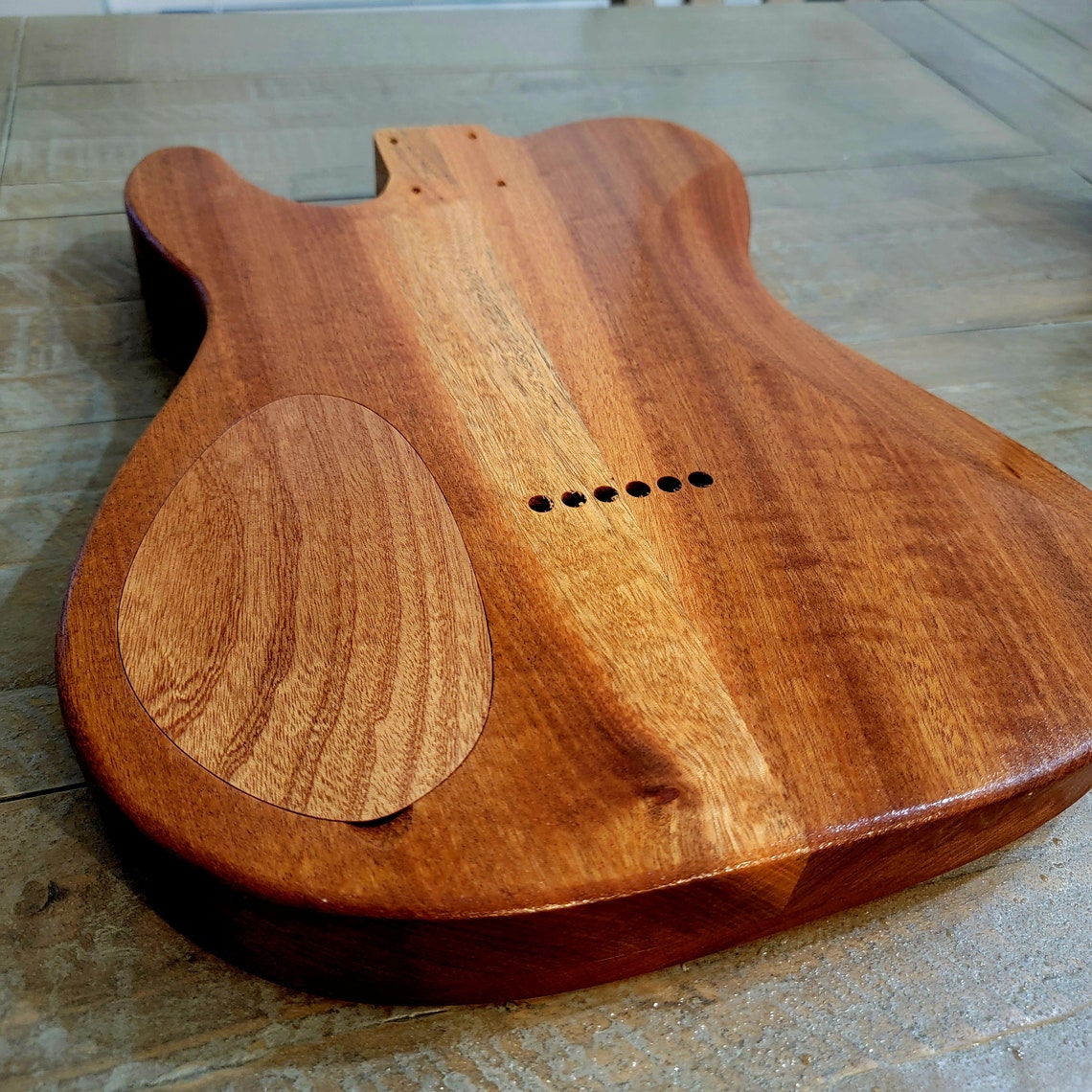 Telecaster-style Guitar Body, Chambered, African Mahogany - Etsy