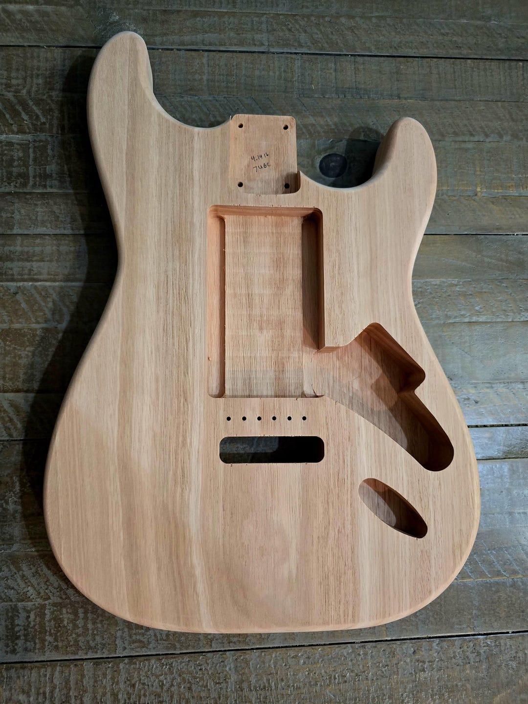 Stratocaster-style Guitar Body, Red Grandis - Etsy