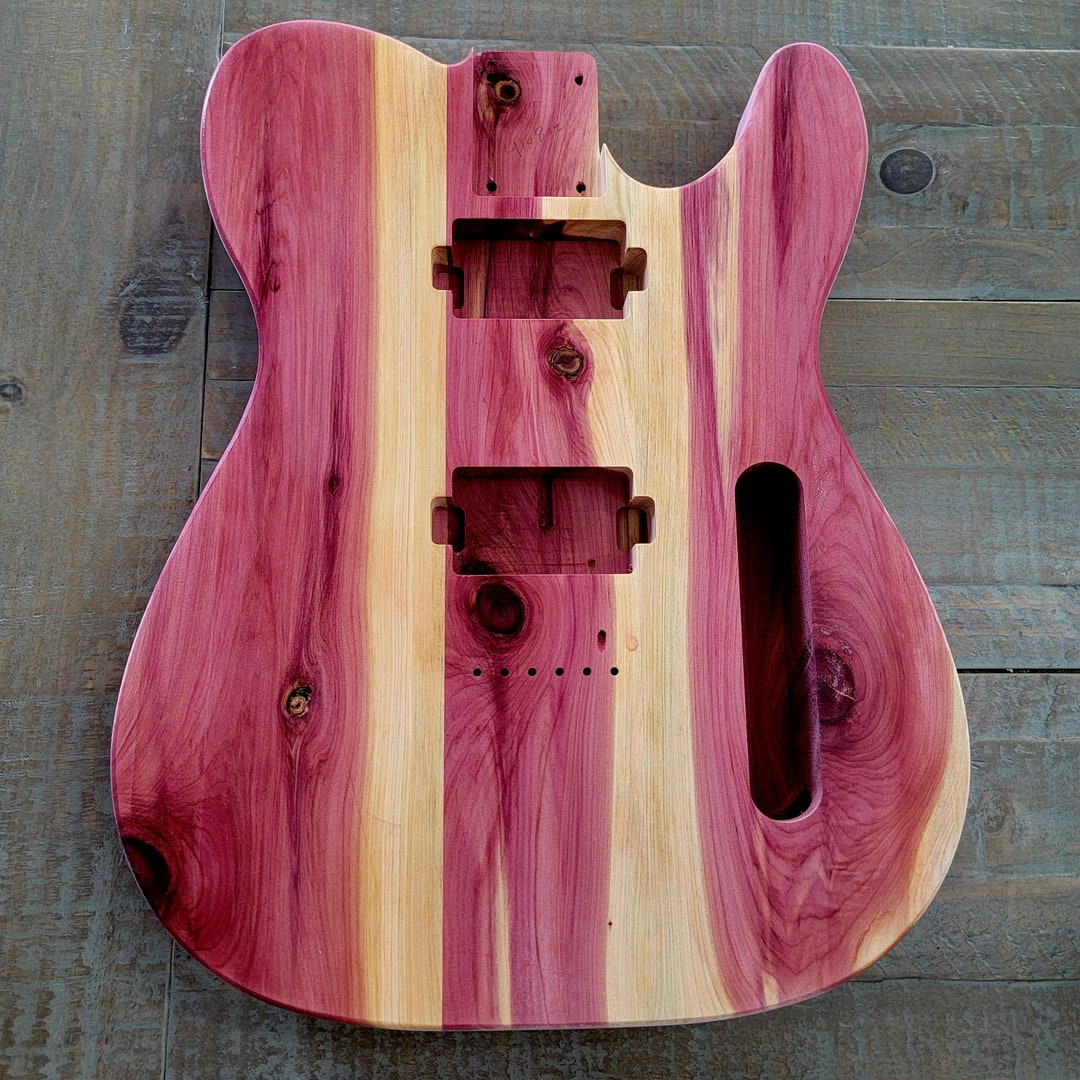 Telecaster-style Guitar Body, Eastern Red Cedar, HH - Etsy
