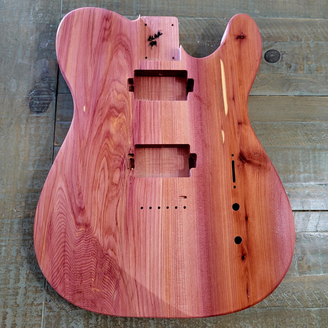 Telecaster-style Guitar Body, Eastern Red Cedar, HH - Etsy