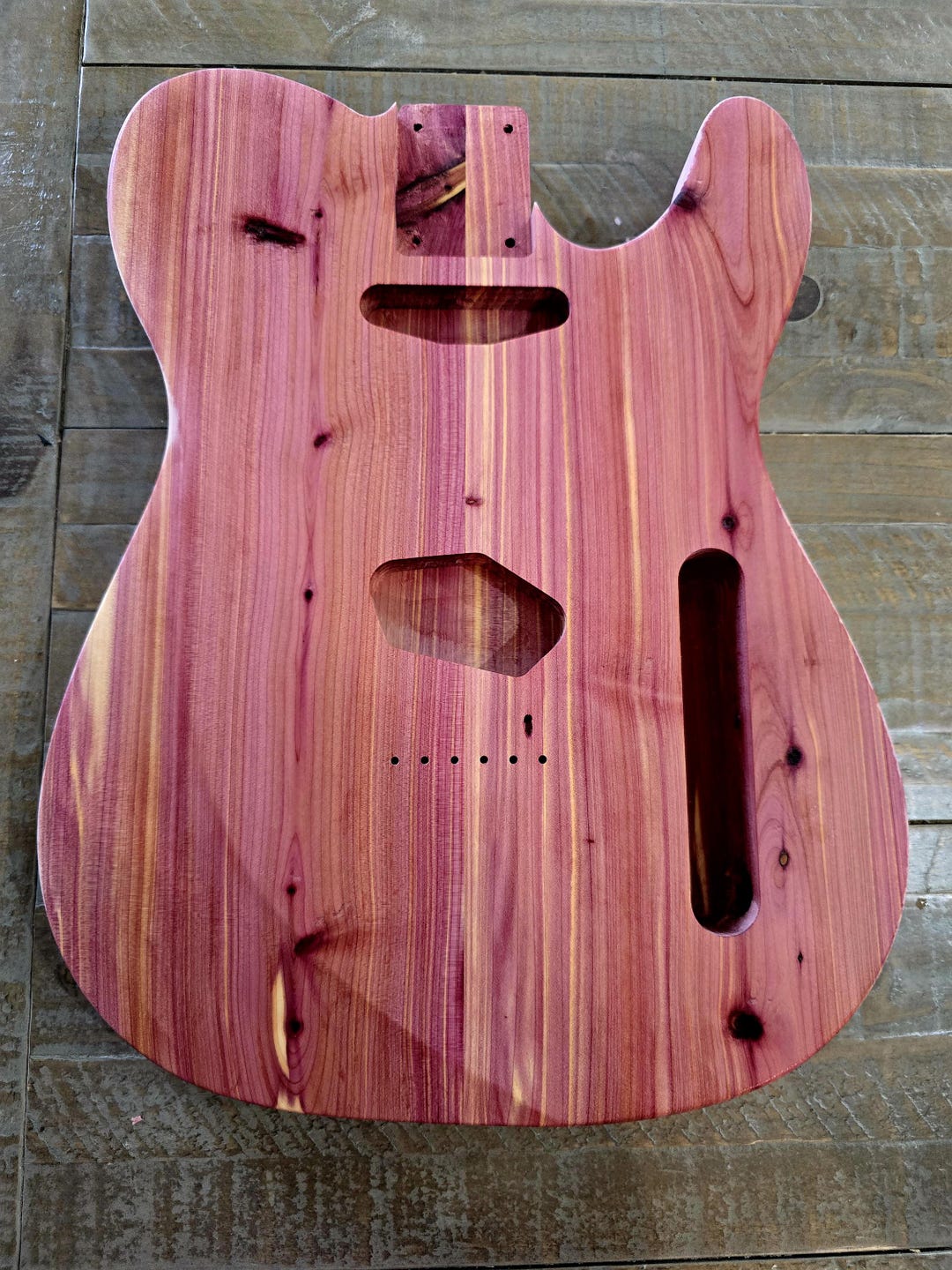 Telecaster-style Guitar Body, Eastern Red Cedar, Vintage - Etsy