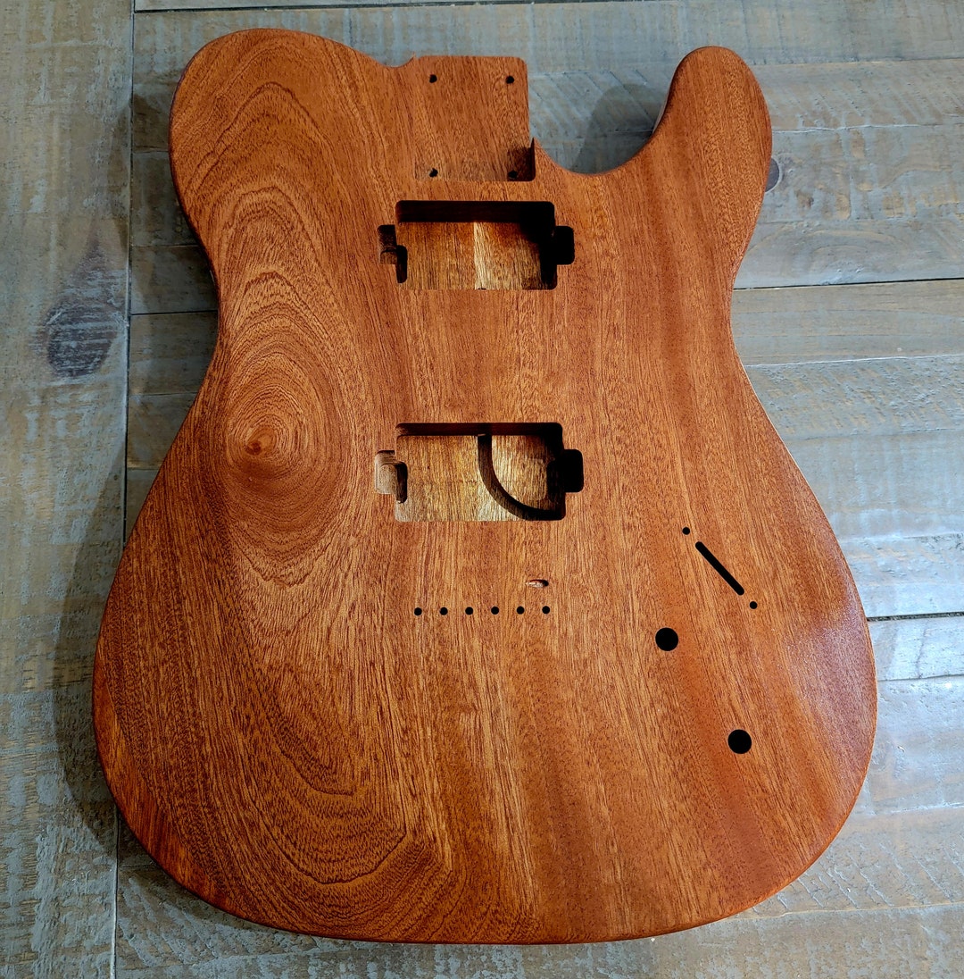 Telecaster-style Guitar Body, Chambered, African Mahogany - Etsy
