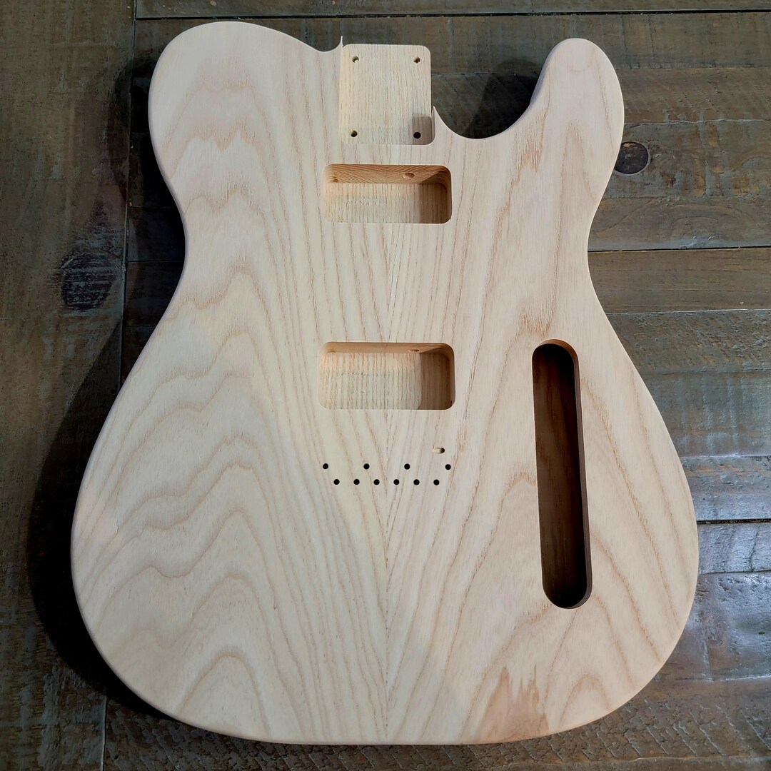 Telecaster-style Guitar Body, Hollow Body, Ash, T.V. Jones Filtertron ...