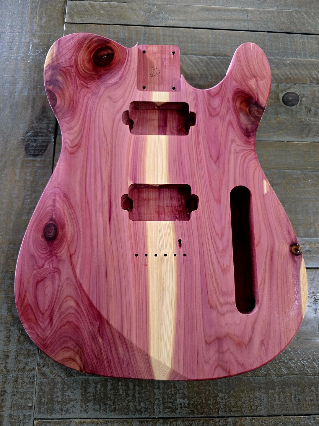 Telecaster-style Guitar Body, Eastern Red Cedar, HH - Etsy