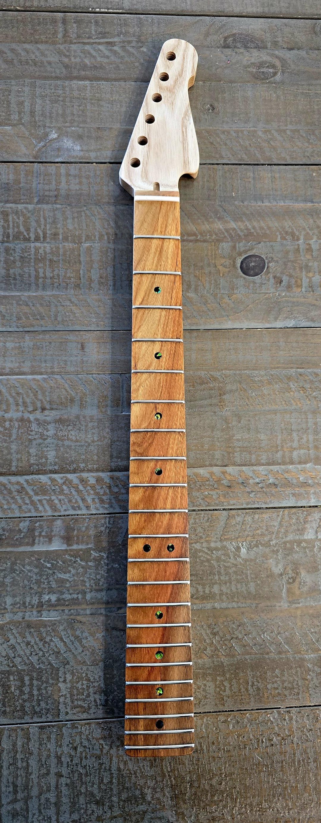 Telecaster-style Guitar Neck, Canarywood on Ash - Etsy
