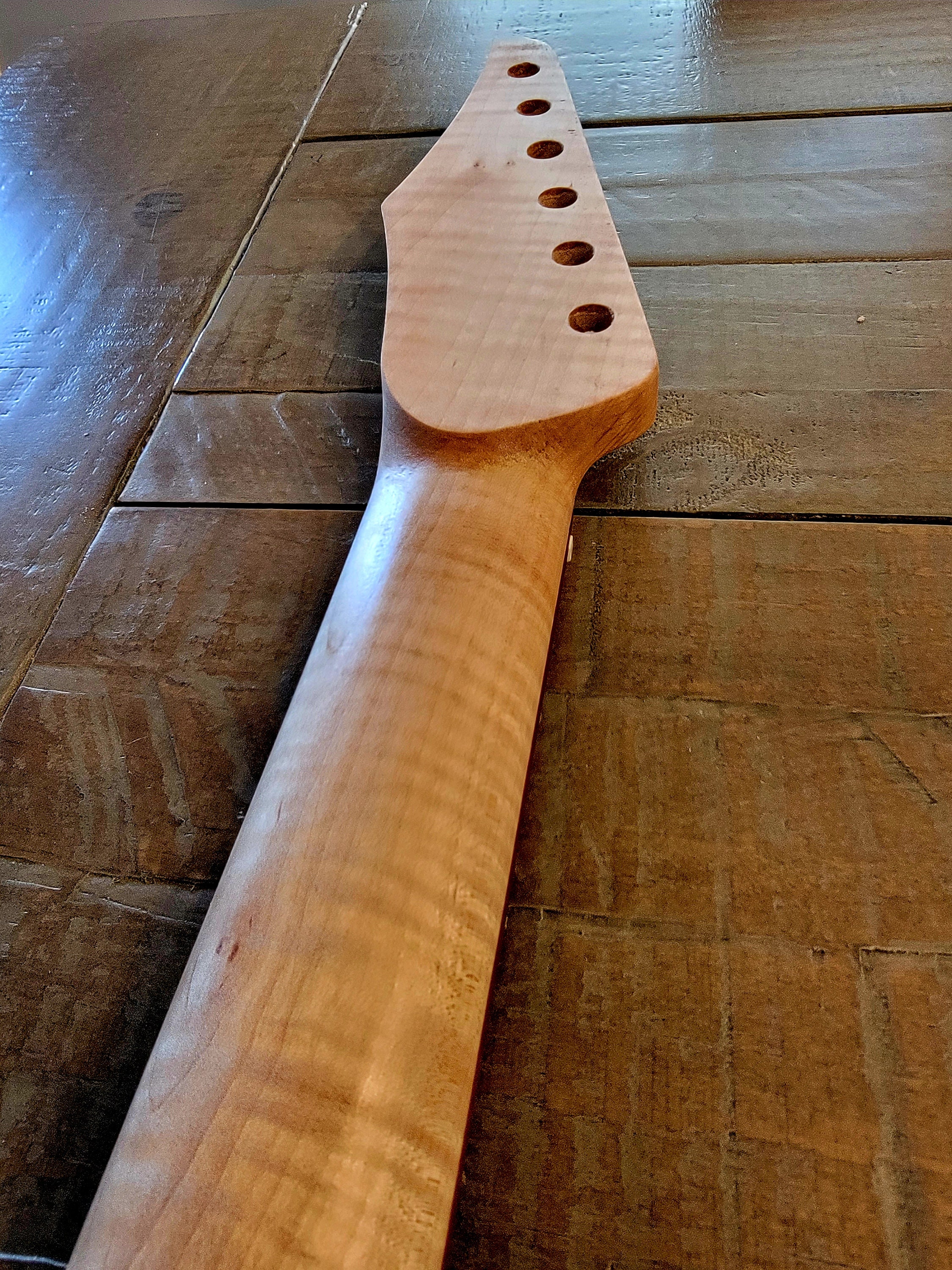 T-style Neck Purple Heart Fretboard With Bird Fret Markers - Etsy
