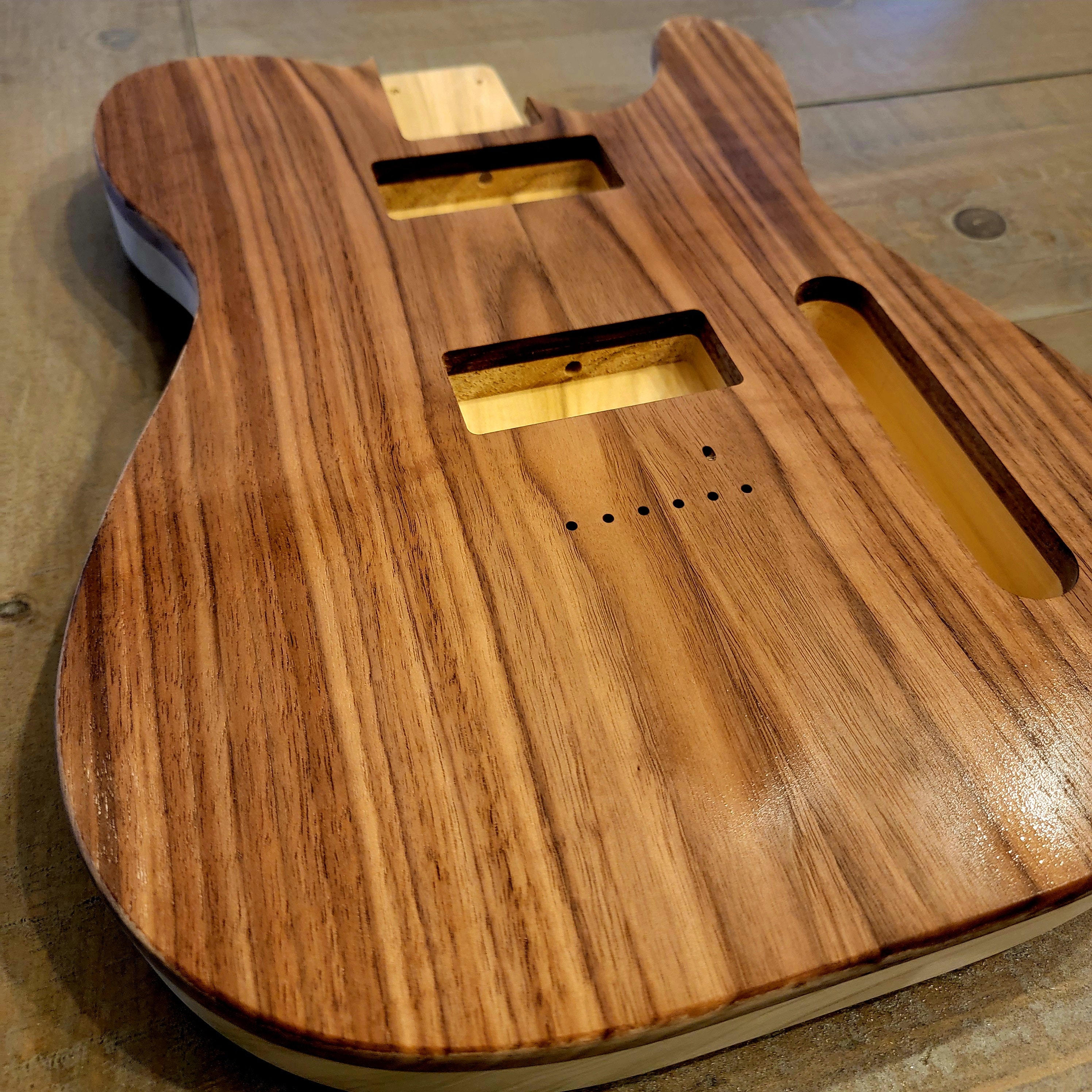 T-style Guitar Body, Walnut Top, P90 Route - Etsy