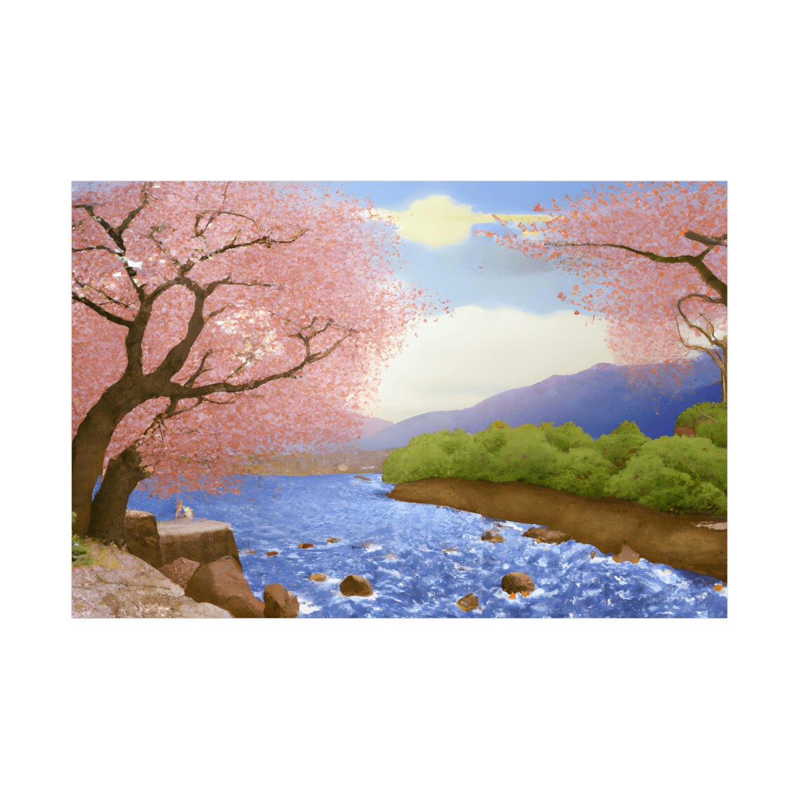 High Quality Sakura Tree Poster Print - Etsy