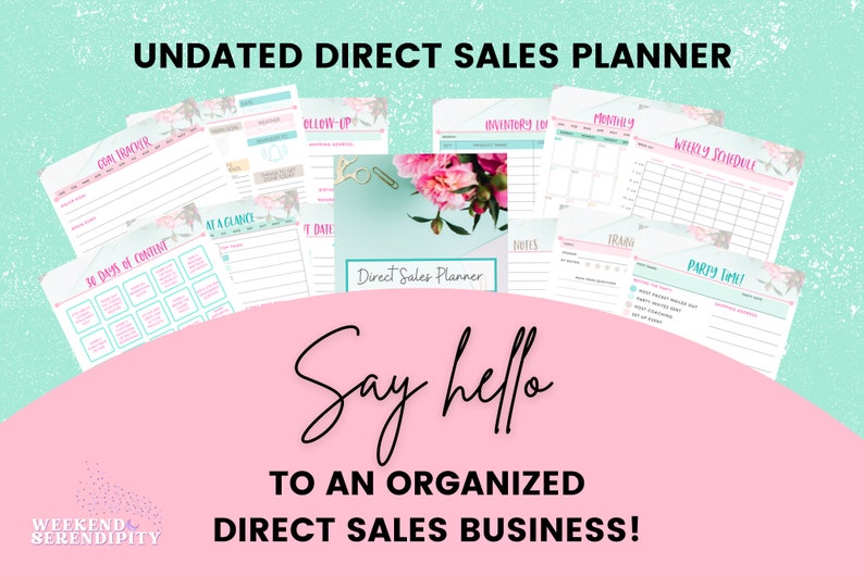 Direct Sales Network Marketing Business Planner for the Social Seller ...