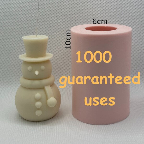 Snowman Candle - Etsy