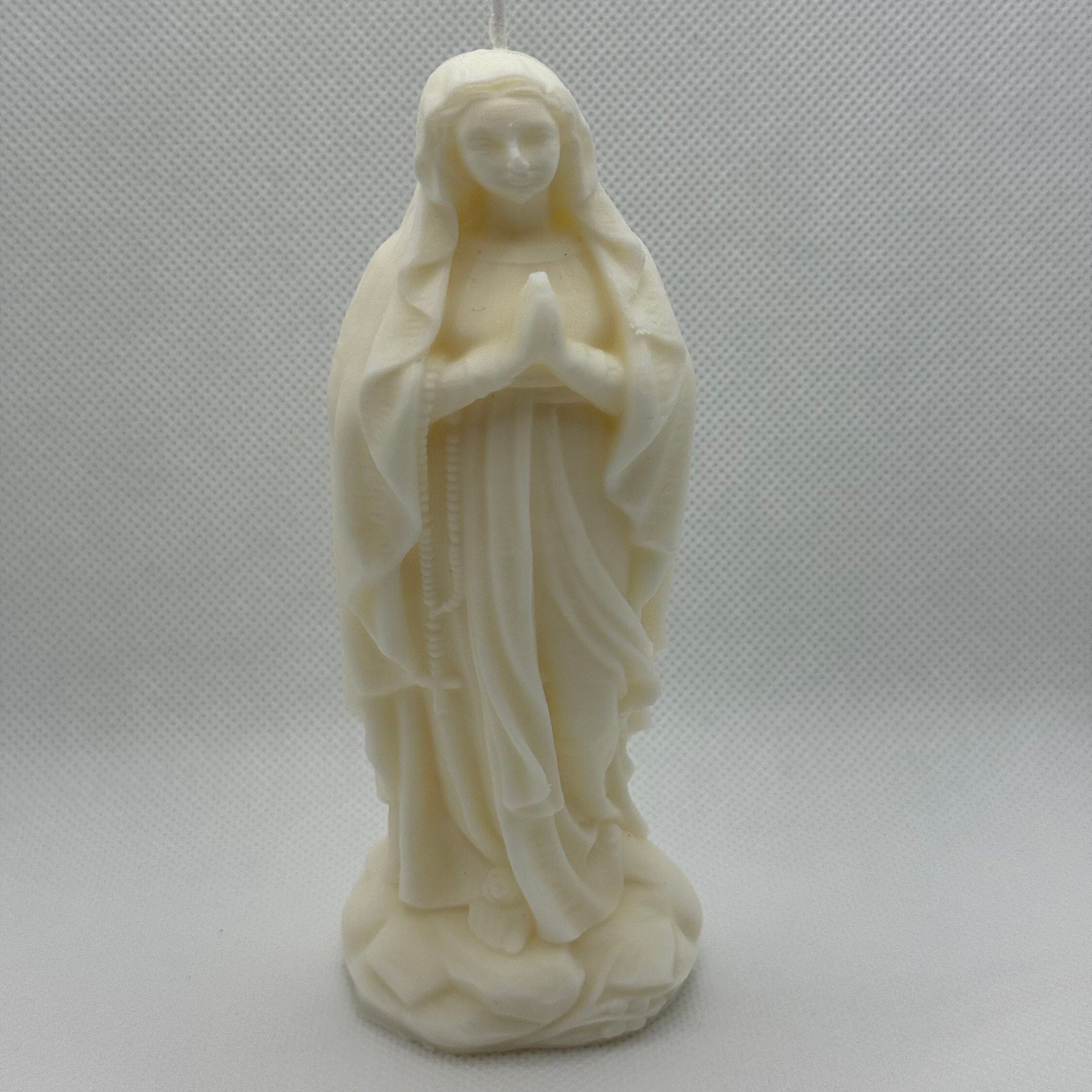 Handmade Mary Candle Mold Blessed Virgin Mary Silicone Mold for ...