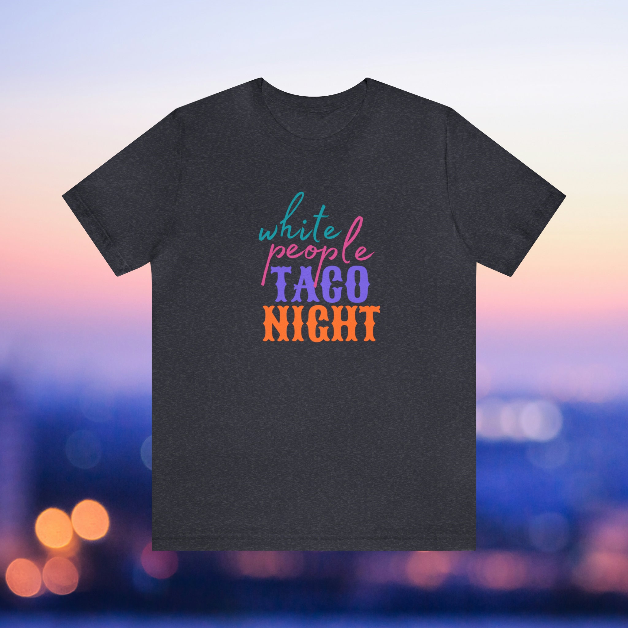 White People Taco Night - Cinco De Mayo Cotton T-shirt - Etsy