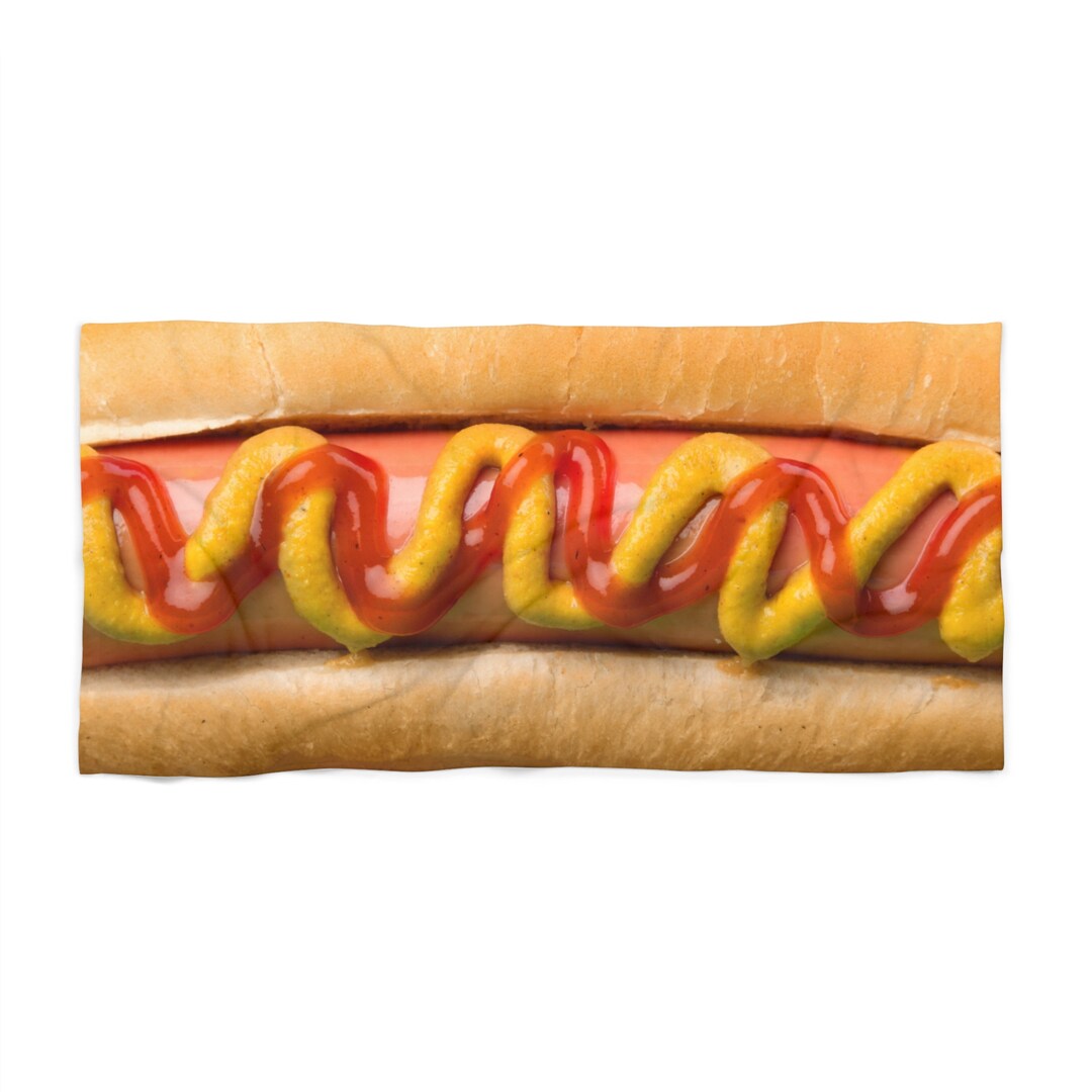 Hot Dog Beach Towel Glizzy Beach Towel Weiner Beach Towel - Etsy