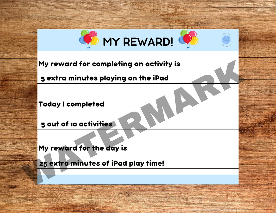 Behavior Chart and Rewards Packet for Children Printable Worksheet ...