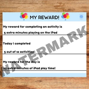 Behavior Chart and Rewards Packet for Children - Printable Worksheet ...