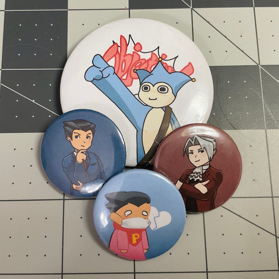 Ace Attorney Pins - Etsy
