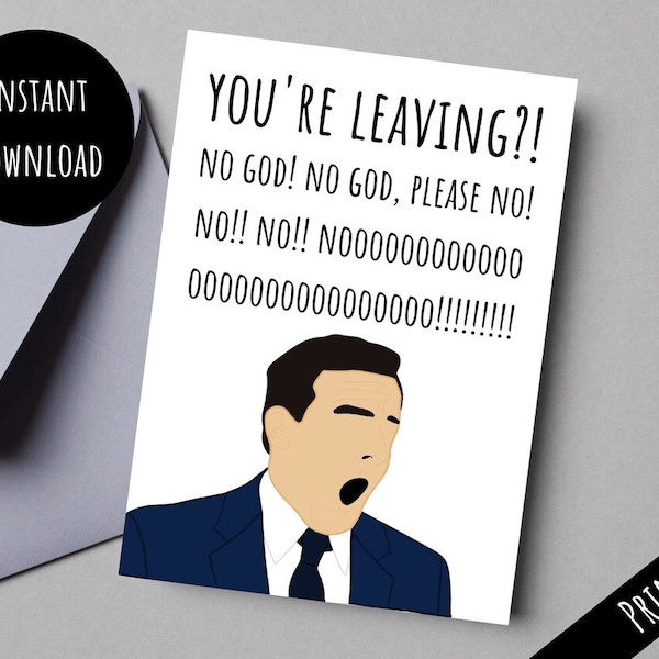Digital Coworker Leaving Cards - Etsy