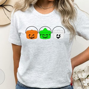 Halloween Bucket T-shirt, Happy Boo Meal Trick or Treat Pail Graphic ...