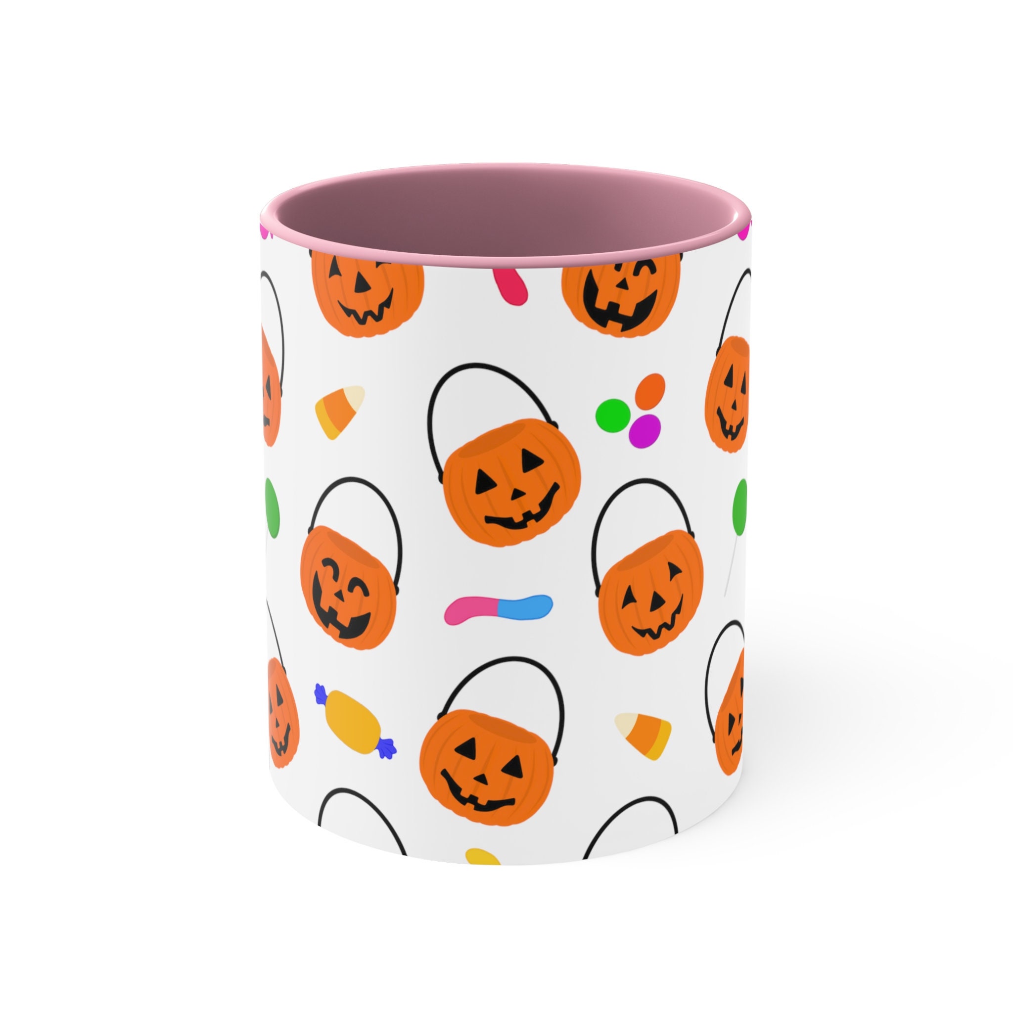 Cowboy Ghost Halloween Mug, Cow Print Ghosty With Hat Lasso Bats Stars ...