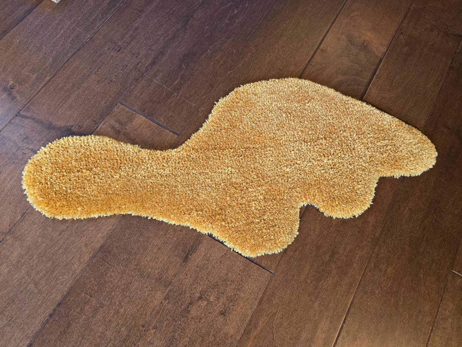 Handmade Dino Nugget Tufted Rug, Dinosaur Chicken Nugget Fast Food Rug ...