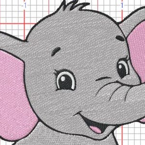 Baby Elephant Machine Embroidery Design, 4x4 Hoop (digital File) - Etsy