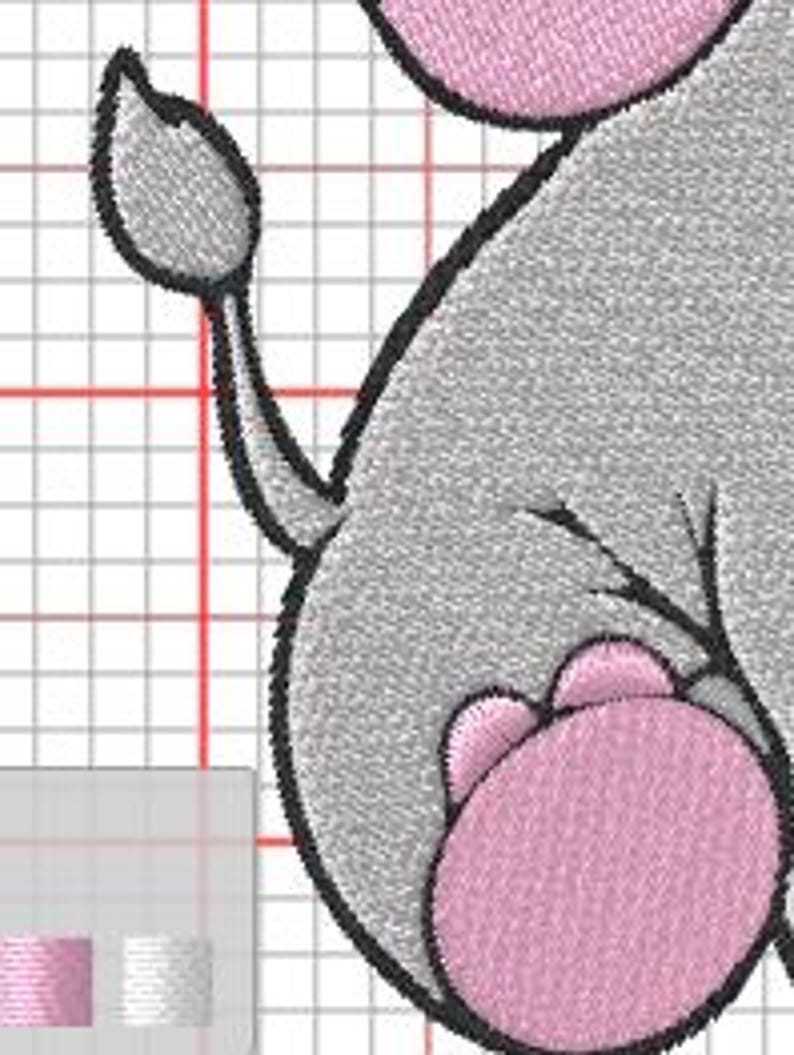 Baby Elephant Machine Embroidery Design, 4x4 Hoop (digital File) - Etsy