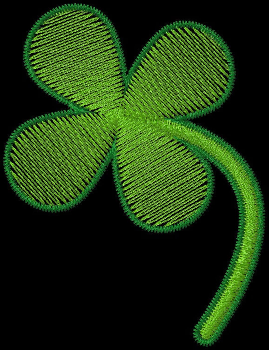 Four Leaf Clover Machine Embroidery Design, PES 4x4 (digital Download ...