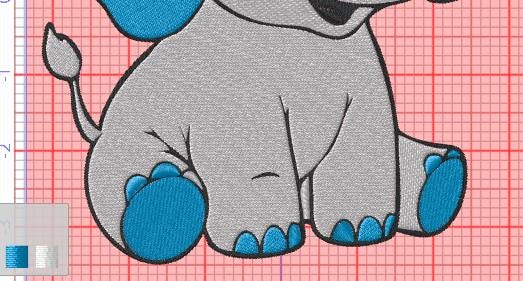 Baby Elephant Machine Embroidery Design, 4x4 Hoop (digital File) - Etsy