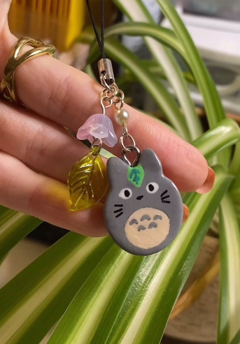 Totoro Clay Charm - Etsy