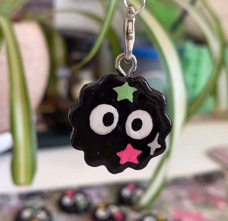 Susuwatari Clay Charm - Etsy
