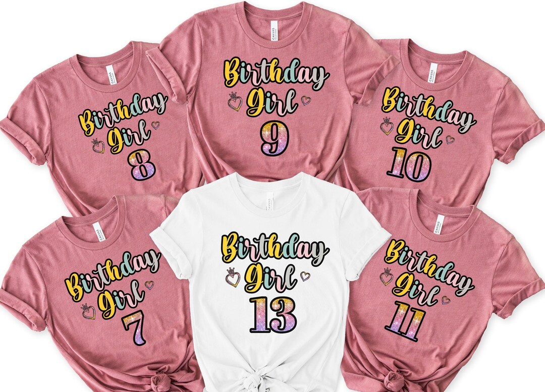 Birth Year Shirt, Unisex Custom Birthday T Shirt, Birthday Personalized ...
