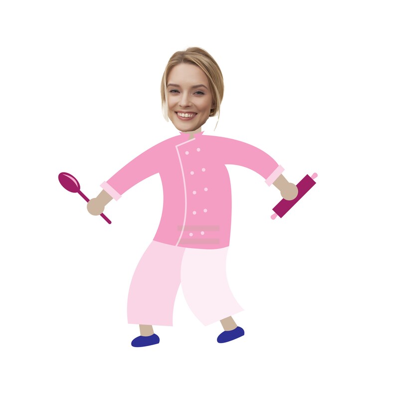 Cooking Chef SVG PNG JPG Bundle, Chef Body, Kitchen Utensils - Etsy