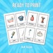 24 Bathroom Essentials Flash Cards Printable for Kids (montessori Cards ...