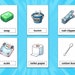 24 Bathroom Essentials Flash Cards Printable for Kids (montessori Cards ...