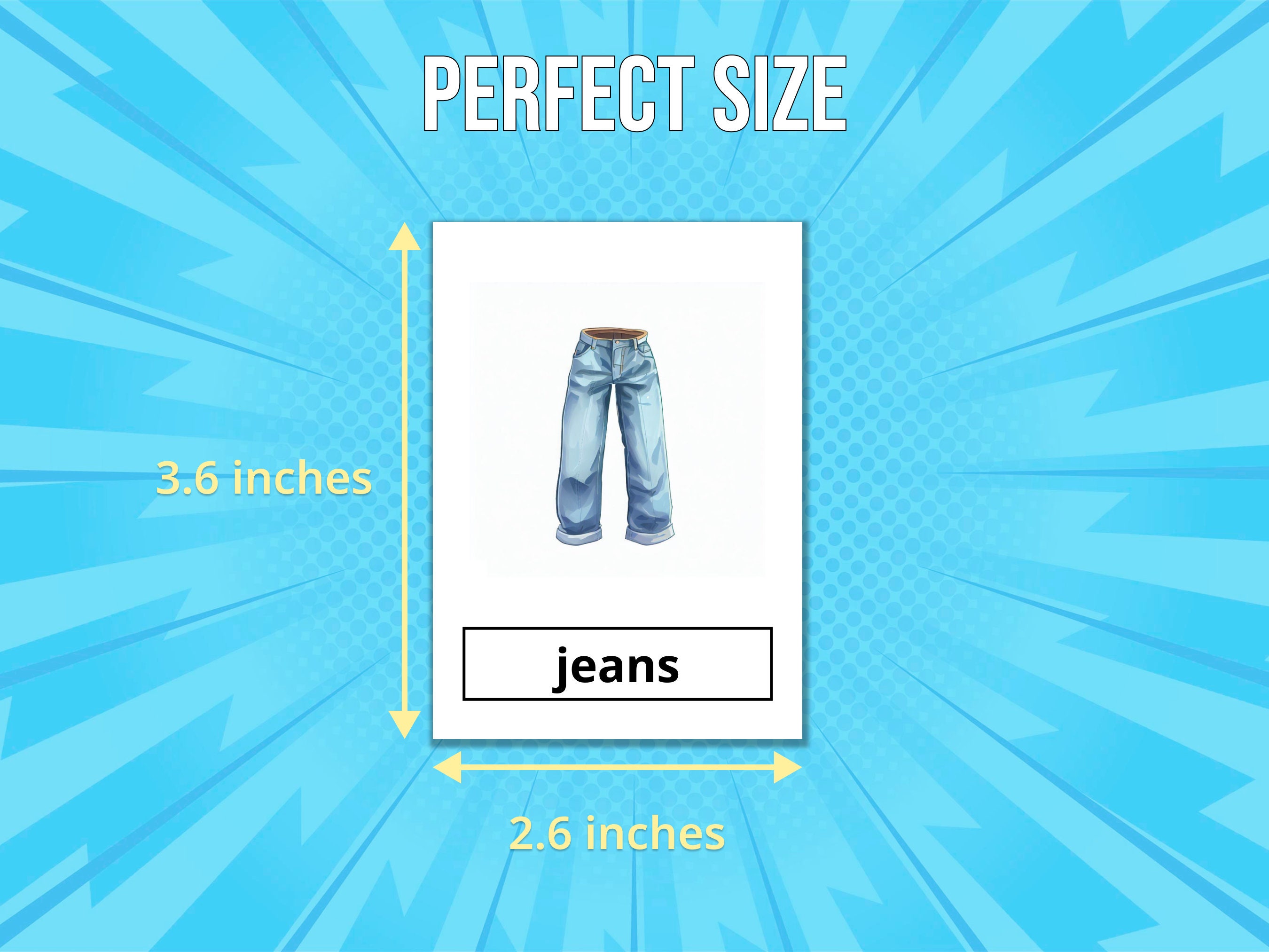 24 Clothes Closet Flash Cards Printable for Kids (montessori Cards ...