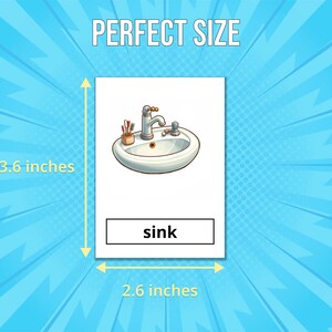 24 Bathroom Essentials Flash Cards Printable for Kids (montessori Cards ...