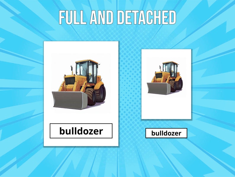 24 Vehicle Vision Flash Cards Printable for Kids (montessori Cards ...