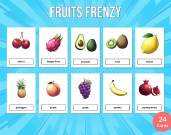 24 Sports Spectrum Flash Cards Printable for Kids montessori Cards ...