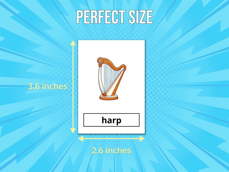 24 Musical Instruments Flash Cards Printable for Kids (montessori Cards ...